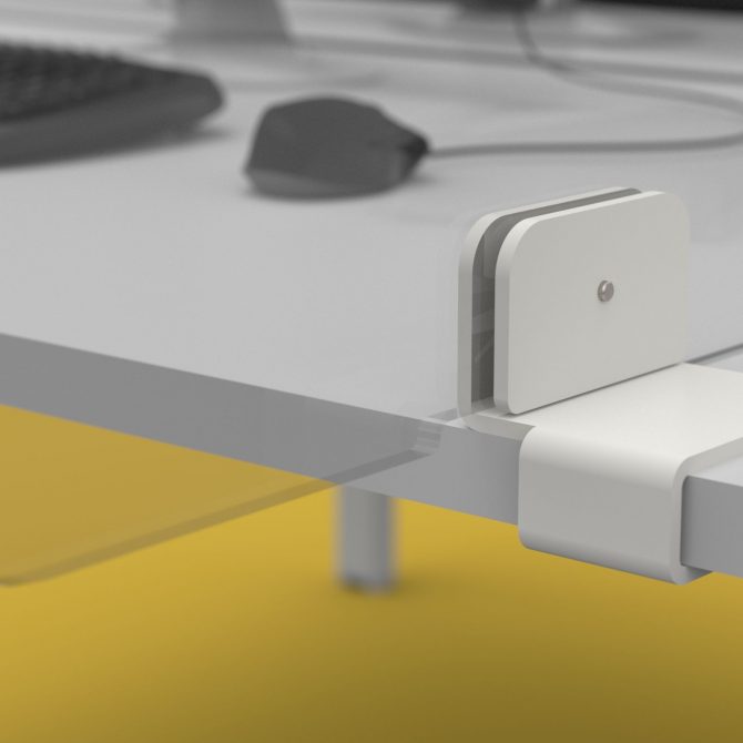 Side-by-side anti-viral lateral screen - bc office furniture