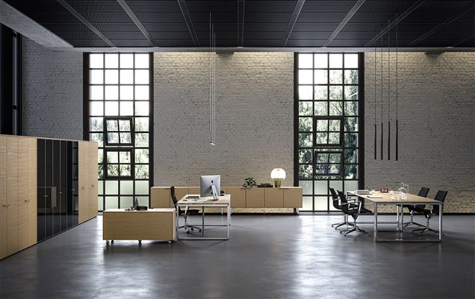 Bralco Loopy desk - bc office furniture